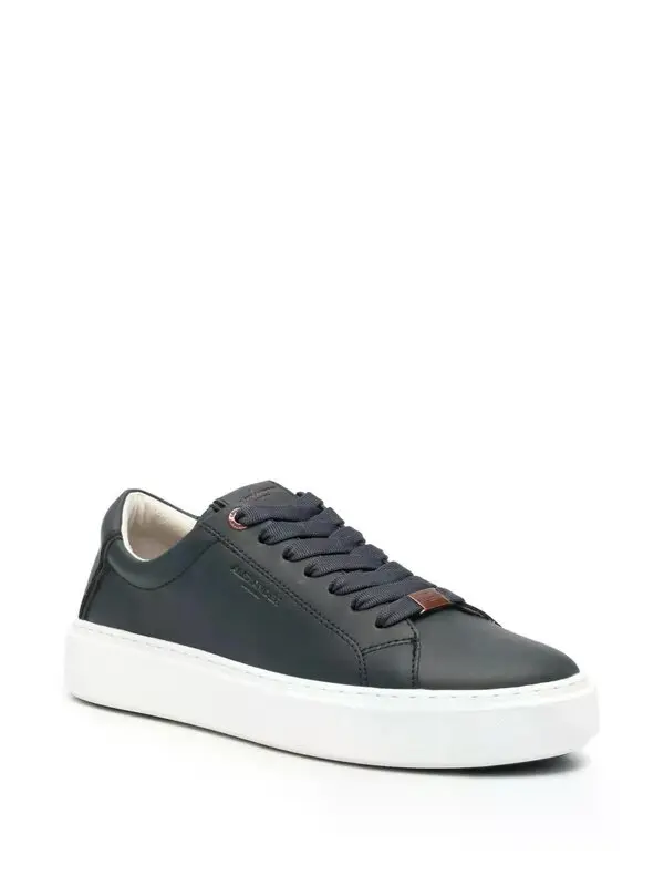 ALEXANDER SMITH Logo-embossed Leather Sneakers