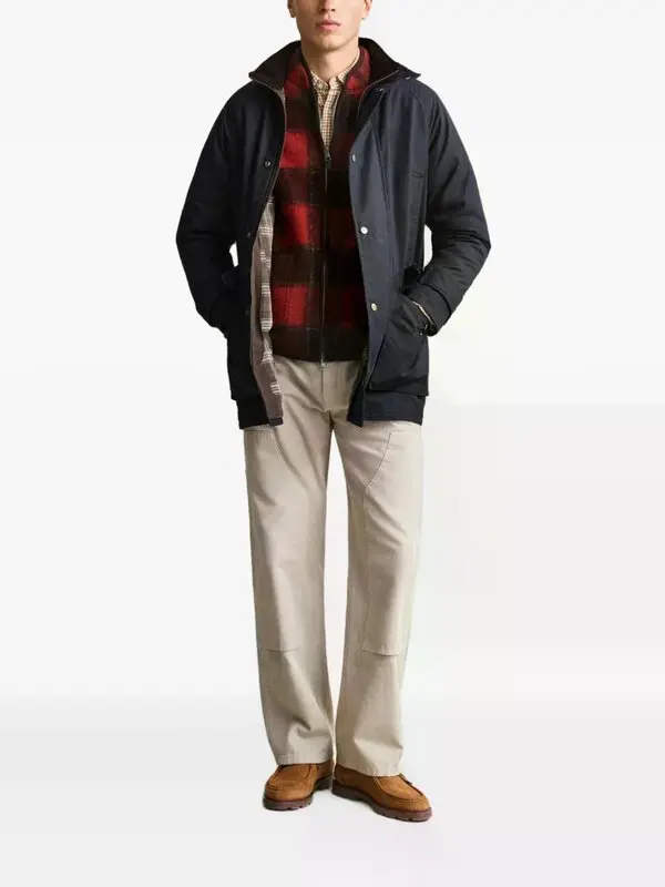 Gant Raglan-sleeve Corduroy-collar Jacket