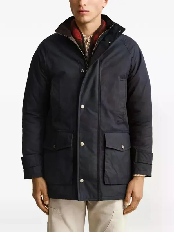 Gant Raglan-sleeve Corduroy-collar Jacket