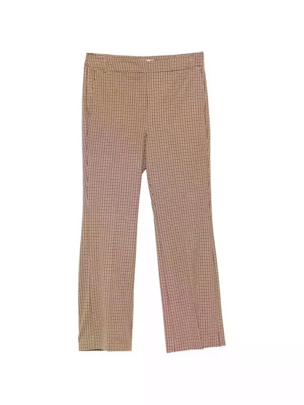 I BLUES Check-pattern Tailored Trousers