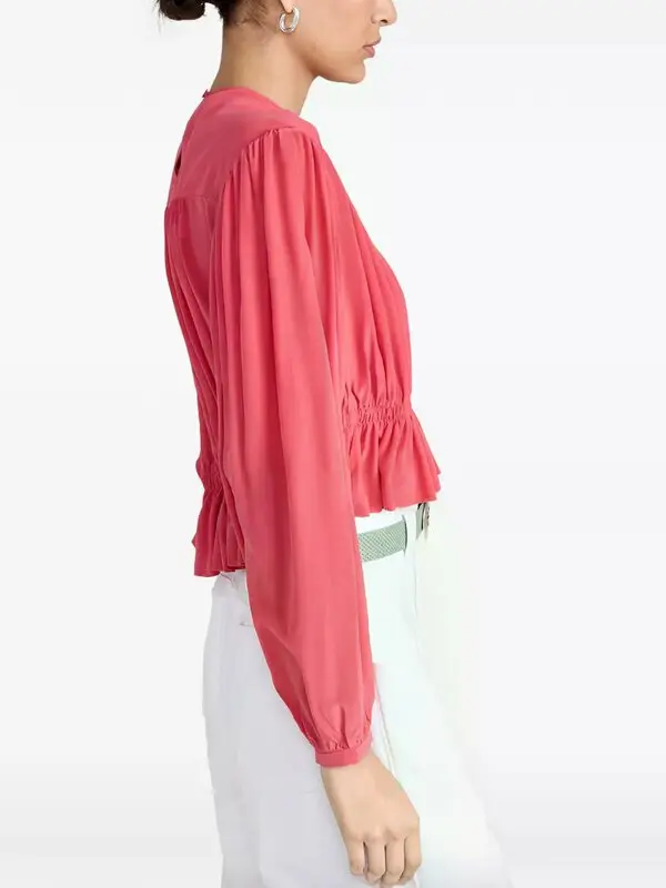 Isabel Marant Étoile Nelino Shirred Blouse