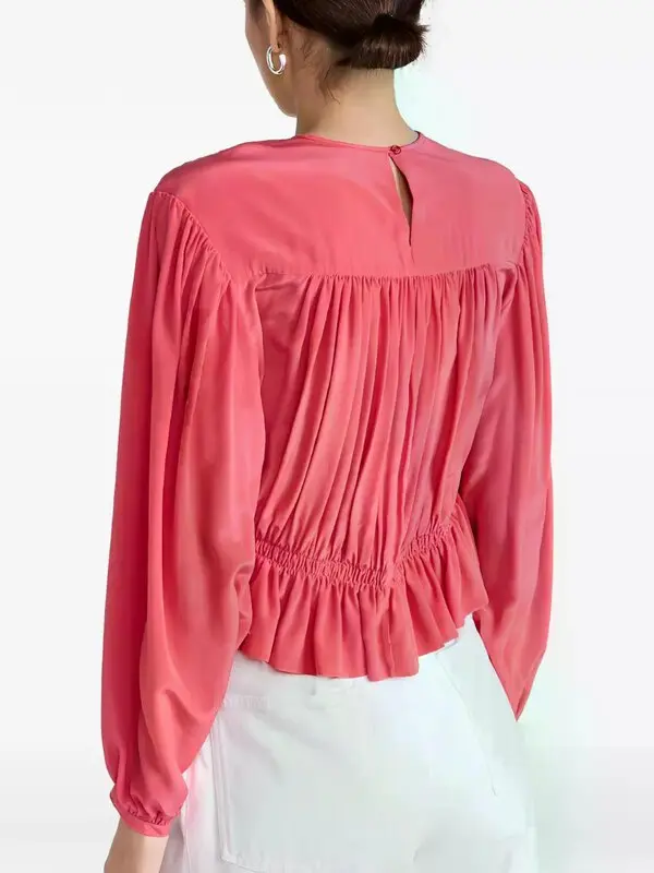 Isabel Marant Étoile Nelino Shirred Blouse
