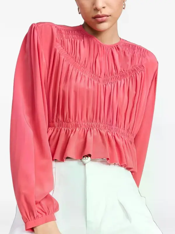 Isabel Marant Étoile Nelino Shirred Blouse