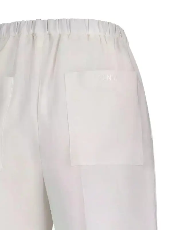 Fendi Linen And Cotton Pants