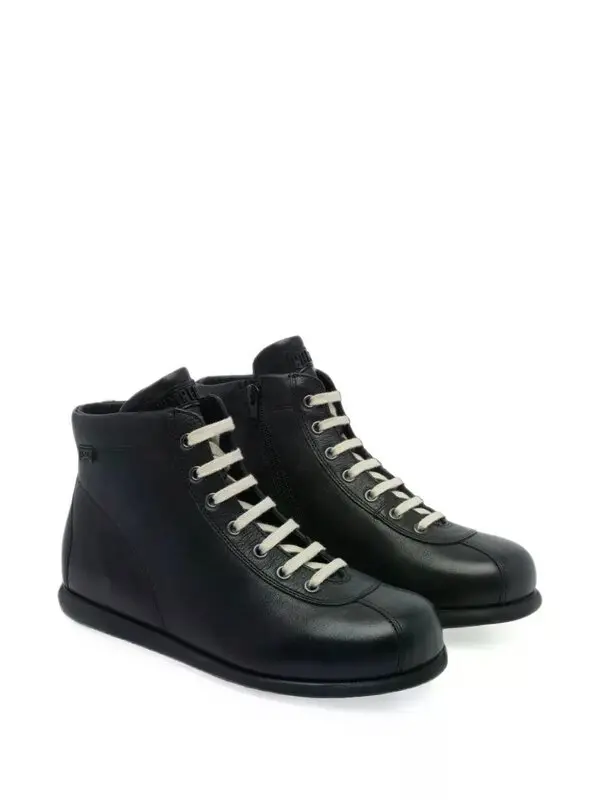 Camper Pelotas Lace-up Boots - Black
