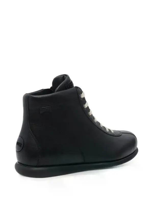 Camper Pelotas Lace-up Boots - Black