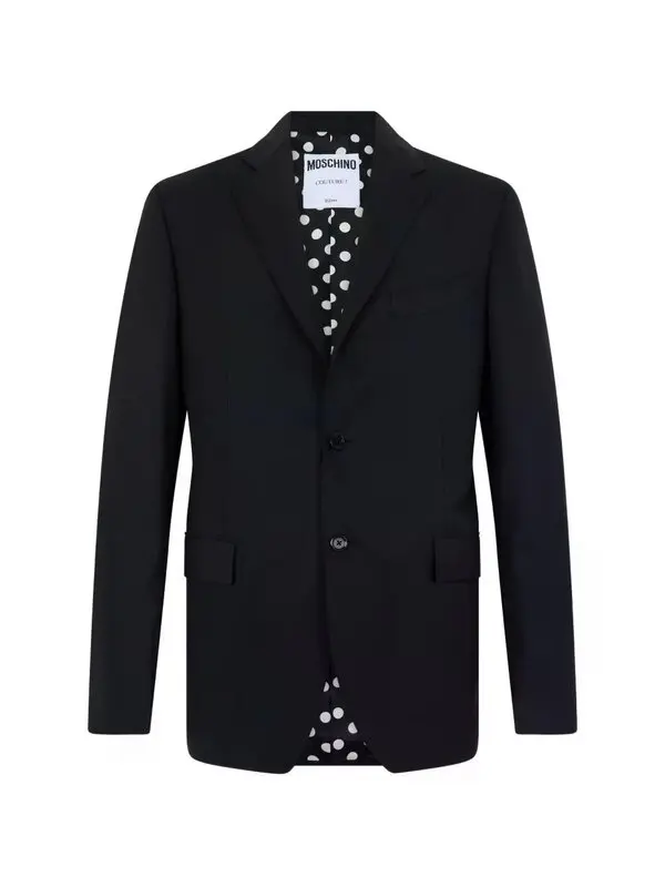 Moschino Notch-lapel Single-breasted Jacket