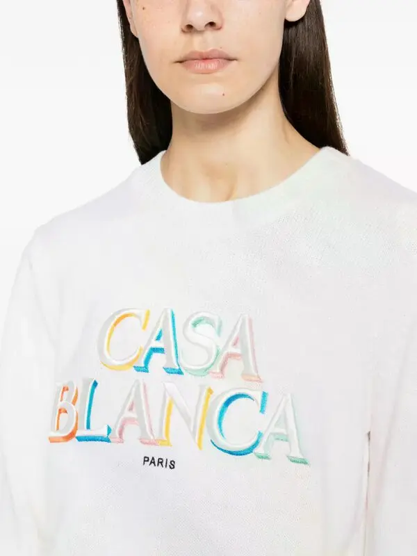 Casablanca Logo-embroidered Sweater