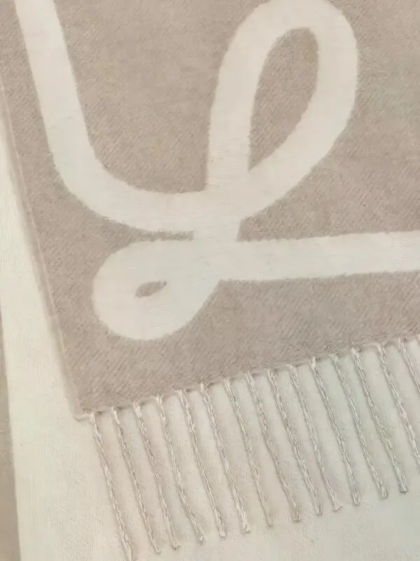 Loewe Anagram-motif Fringed Scarf
