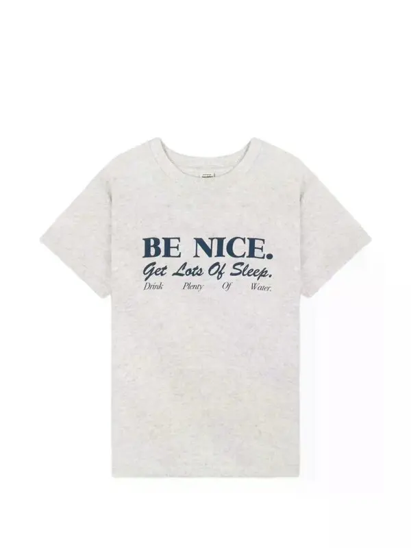 Sporty & Rich Be Nice Essential T-shirt - Grey