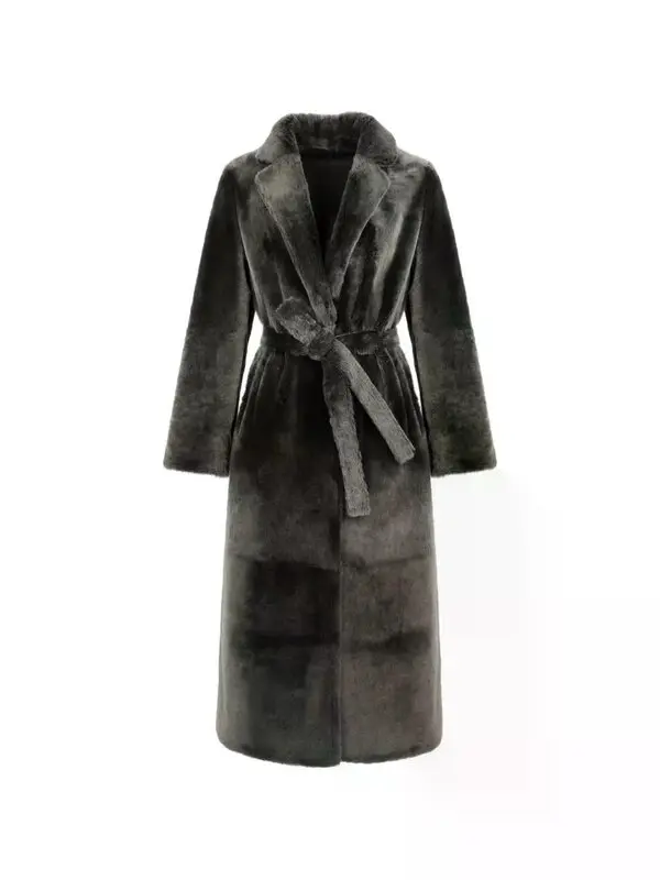 YVES SALOMON Reversible Coat - Grey