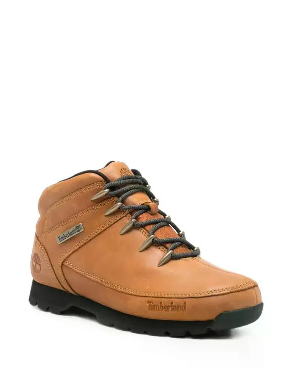 Timberland Logo-debossed Leather Ankle Boots