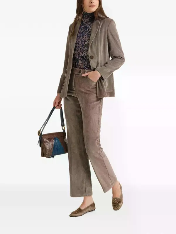 Malìparmi Corduroy Cropped Trousers