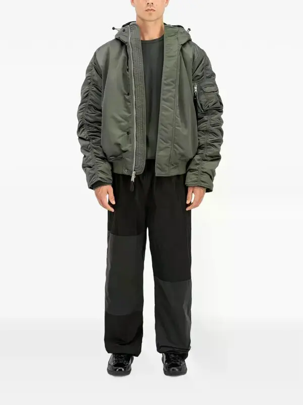 Alpha Industries N-2b Base Uv Hooded Bomber Jacket
