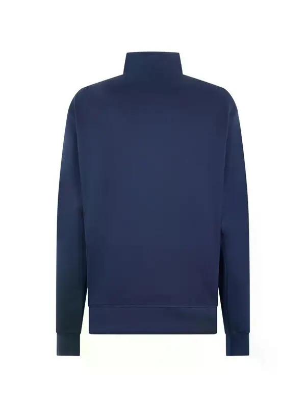 Moschino Logo-embroidered Half-zip Sweatshirt