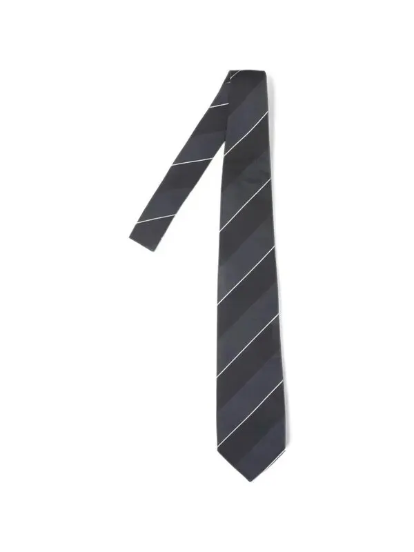 Junya Watanabe Striped Silk Tie