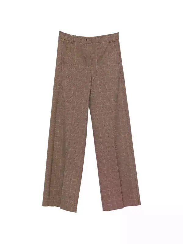 I BLUES Belt-loop Palazzo Pants - Brown