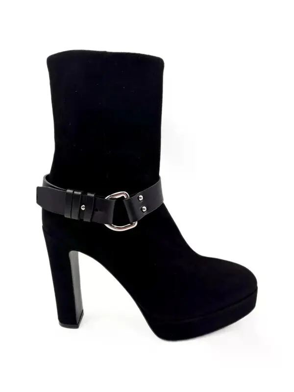 GUGLIELMO ROTTA Buckle-detail Platform Ankle Boots