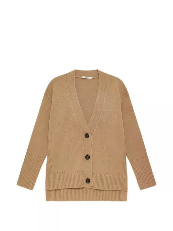 Malìparmi Ribbed-cuff V-neck Cardigan