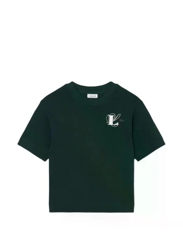 Lacoste Logo-embroidered Oversized T-shirt
