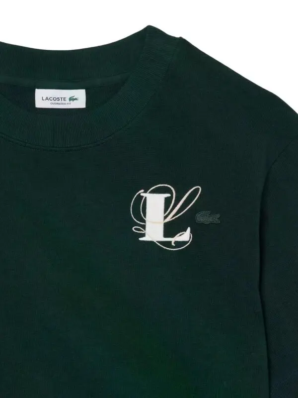 Lacoste Logo-embroidered Oversized T-shirt