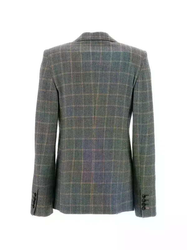 Stella McCartney Prince Of Wales-check Wool Blazer - Grey