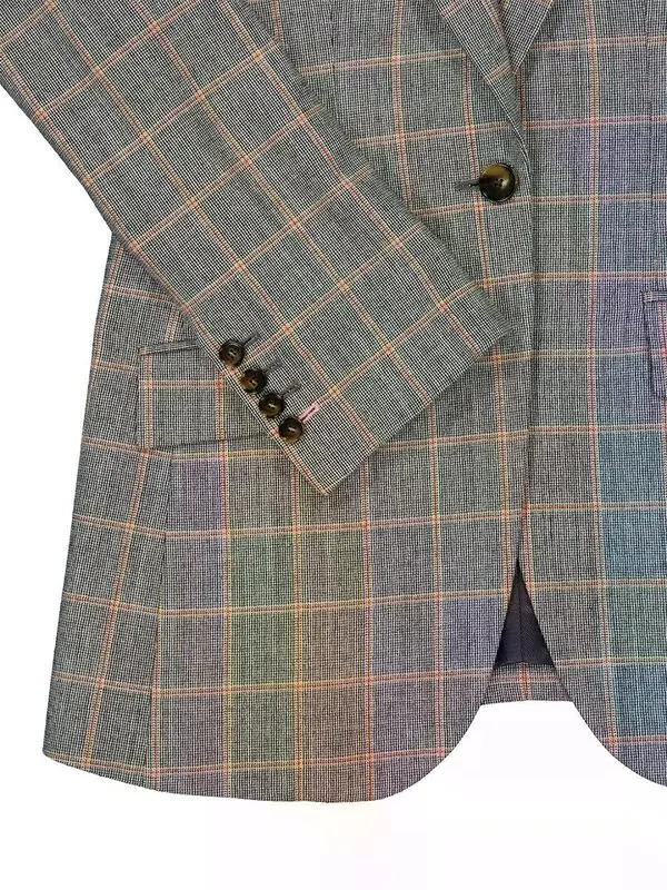 Stella McCartney Prince Of Wales-check Wool Blazer - Grey