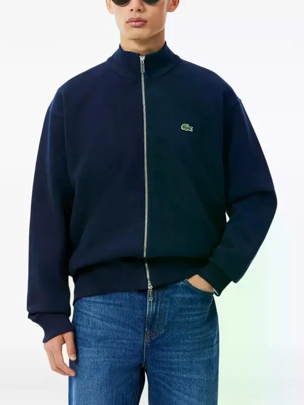 Lacoste Logo-patch Zip-up Sweatshirt