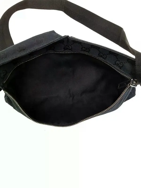 Gucci 2000-2015 Gg Canvas Double Pocket Belt Bag