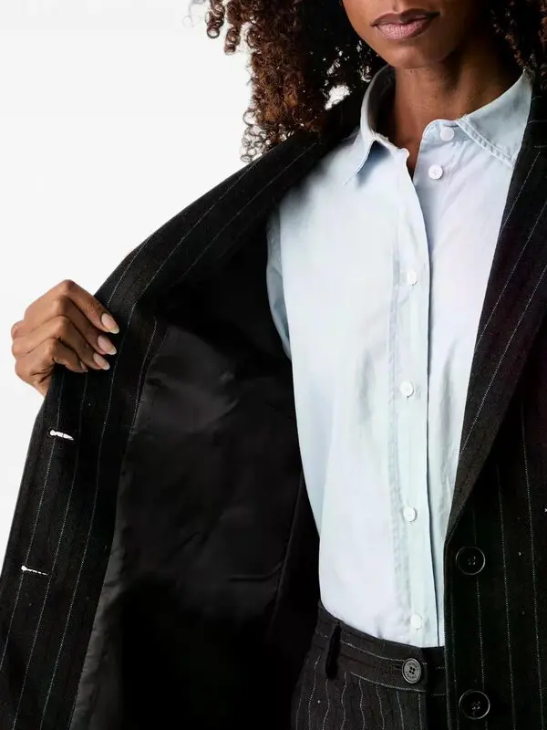 TWINSET Pinstripe Sequin-embellished Blazer