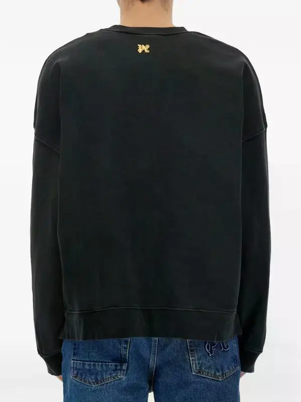 Palm Angels Burning Monogram Sweatshirt