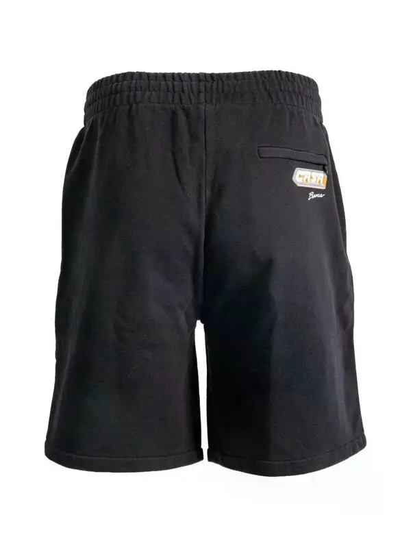 Casablanca Logo-patch Panelled Shorts - Black