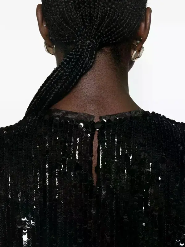 Simkhai Sequin-embellished Sleeveless Top - Black