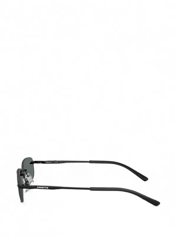 ARNETTE An3096 Rimless Oval-frame Sunglasses - Black