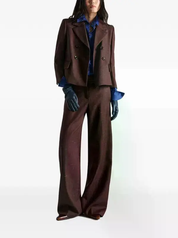 Dorothee Schumacher Double-breasted Tweed Blazer