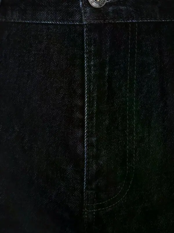 Emporio Armani Logo-plaque Straight-leg Jeans