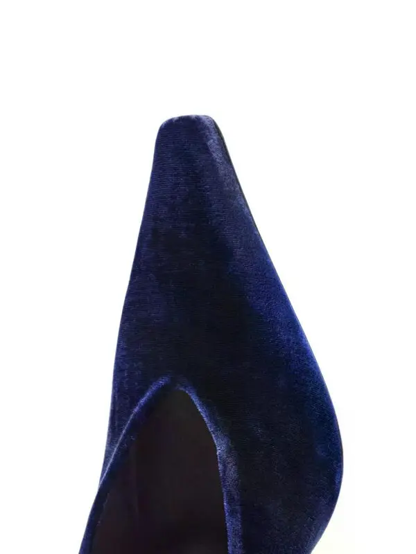 Loulou De Saison Josie Velvet Pumps