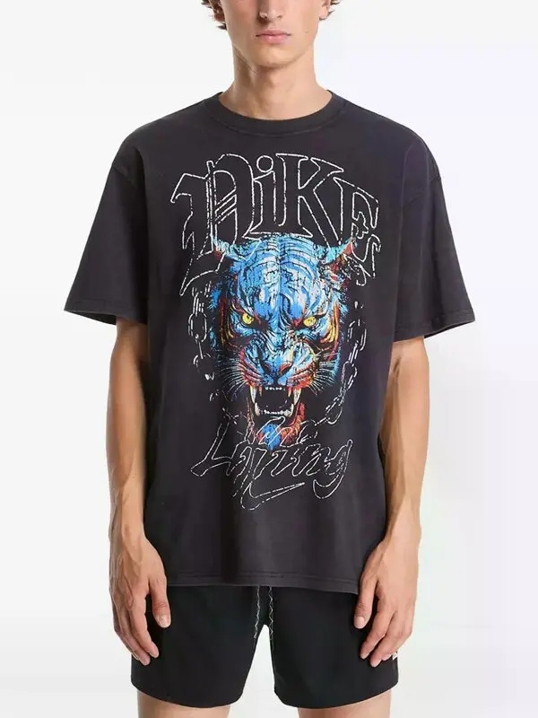 Nike Tiger-print T-shirt - Black