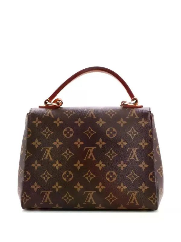 LOUIS VUITTON Cluny Top Handle Bag Monogram Canvas Bb Satchel
