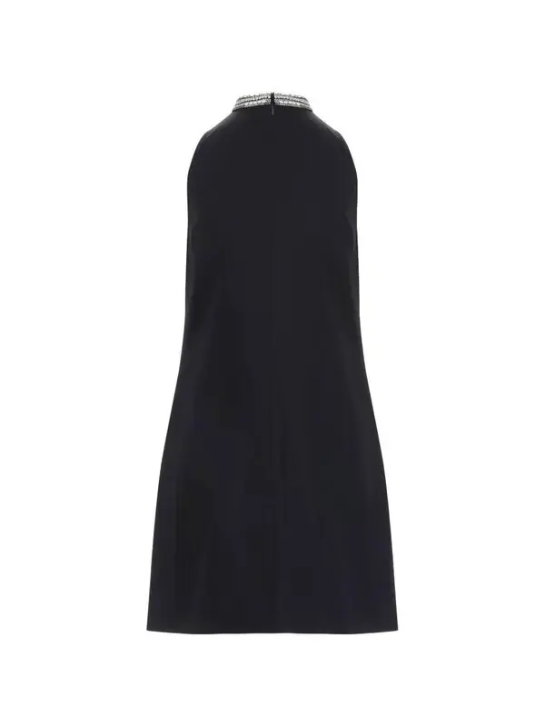 Valentino Garavani Jewel-embellished Ruffled Dress