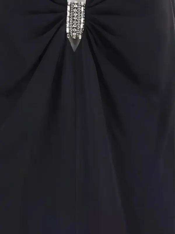 Valentino Garavani Jewel-embellished Ruffled Dress
