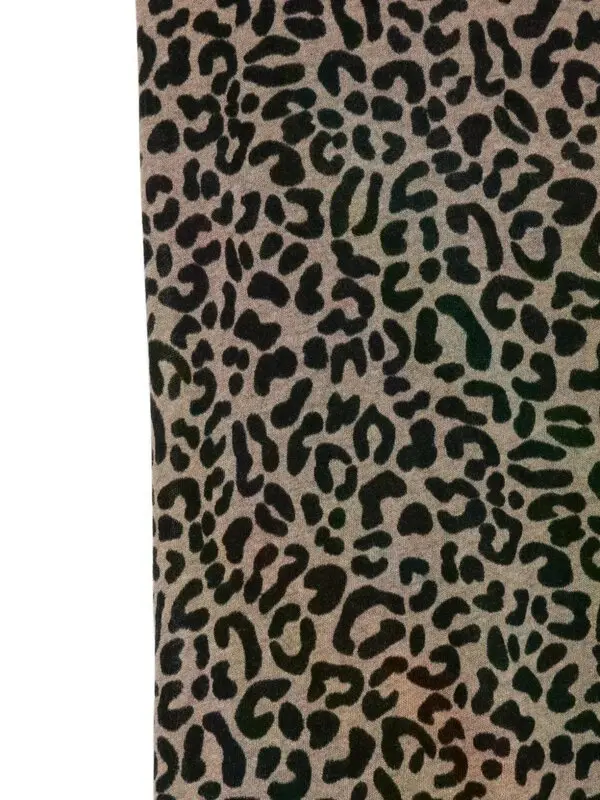 Faliero Sarti Ayame Leopard-print Wool Scarf