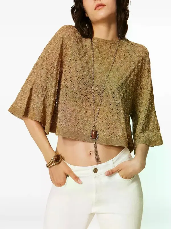 TWINSET Dual-use Cropped Jumper