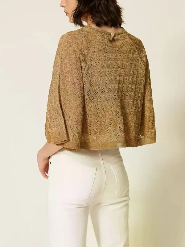 TWINSET Dual-use Cropped Jumper