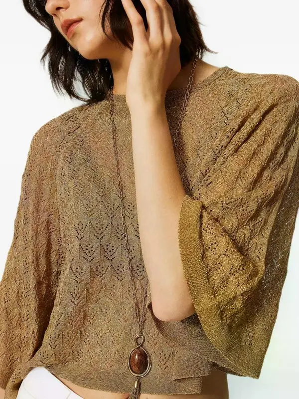 TWINSET Dual-use Cropped Jumper