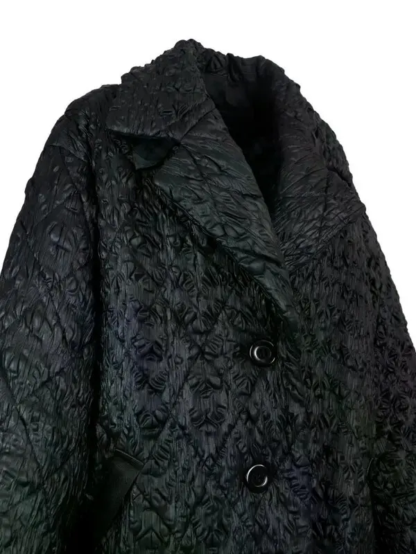 Issey Miyake Diamond-quilted Padded Coat