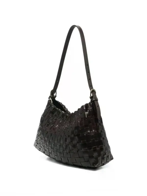 Dragon Diffusion Hobo Salvage Woven Leather Shoulder Bag