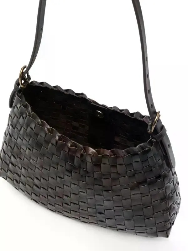 Dragon Diffusion Hobo Salvage Woven Leather Shoulder Bag
