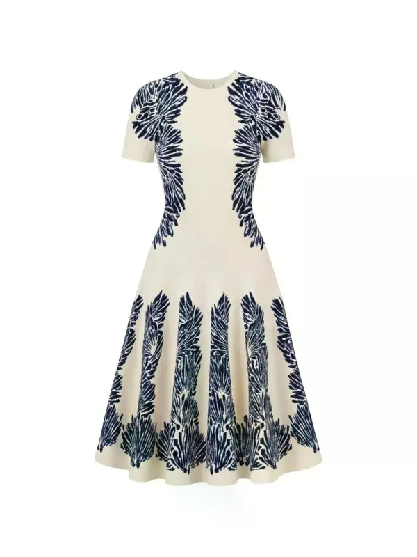 Ulla Johnson Sofie Jacquard-knit Midi Dress - Neutrals