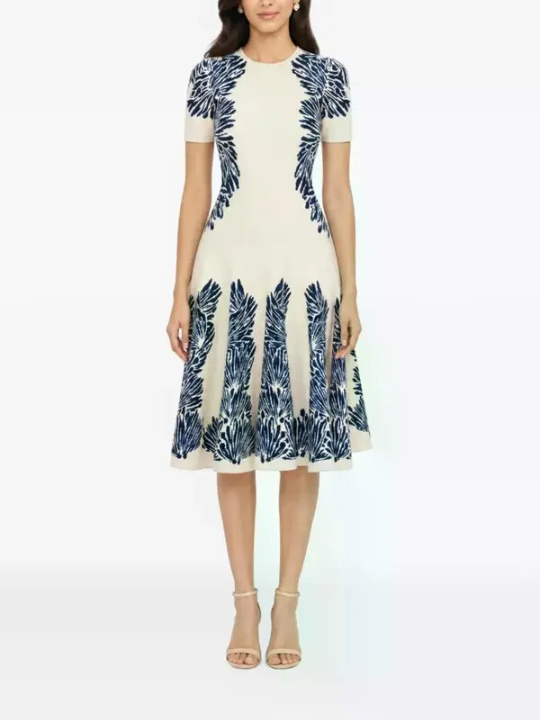 Ulla Johnson Sofie Jacquard-knit Midi Dress